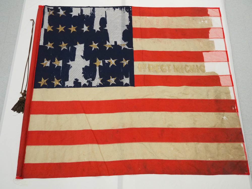 Civil War Infantry Flags — Michigan Battle Flags