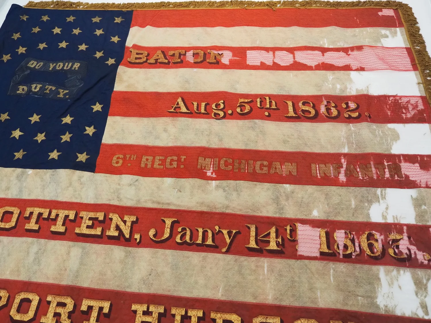Civil War Infantry Flags — Michigan Battle Flags