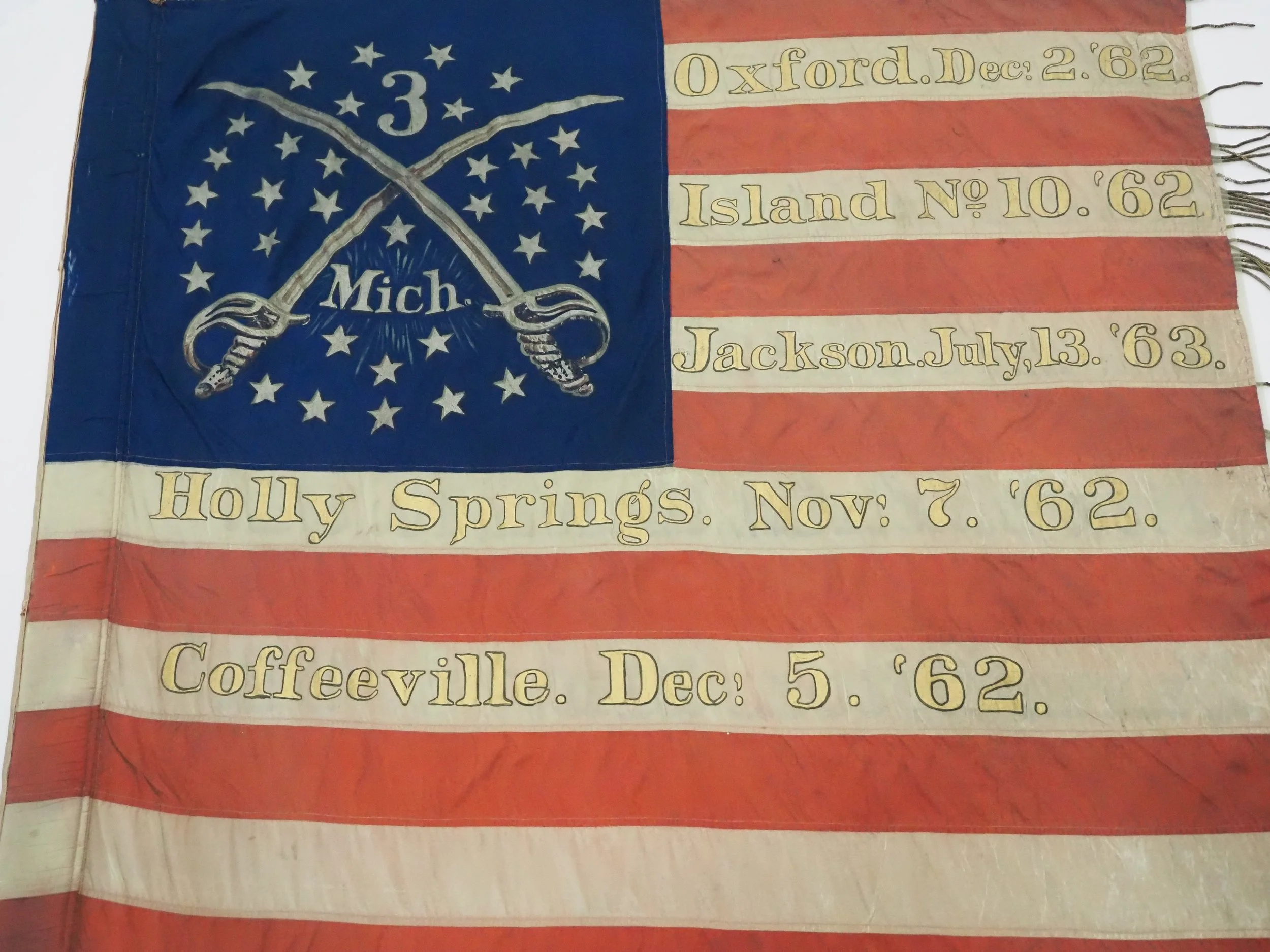 Civil War Cavalry Flags — Michigan Battle Flags