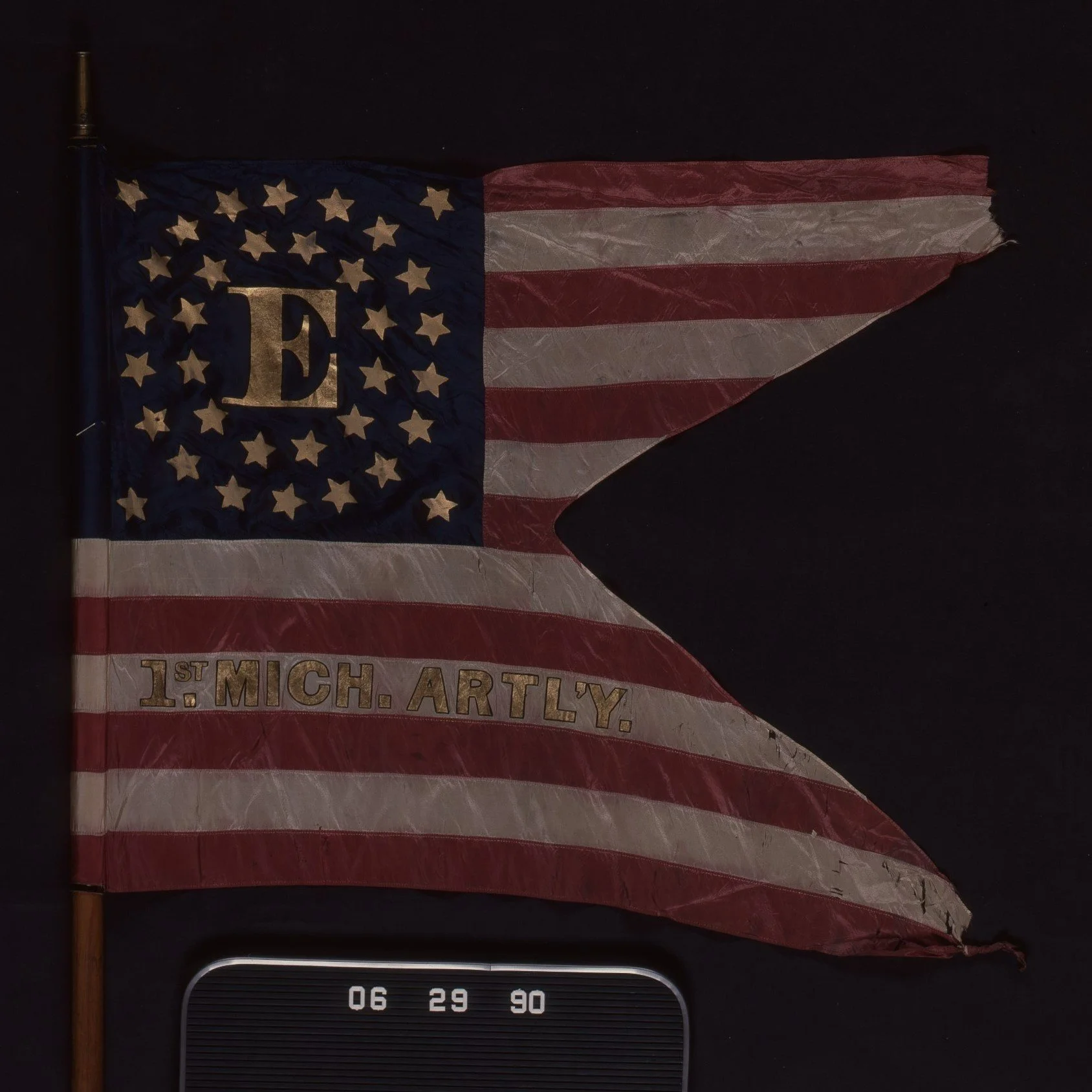 Civil War Artillery Flags — Michigan Battle Flags