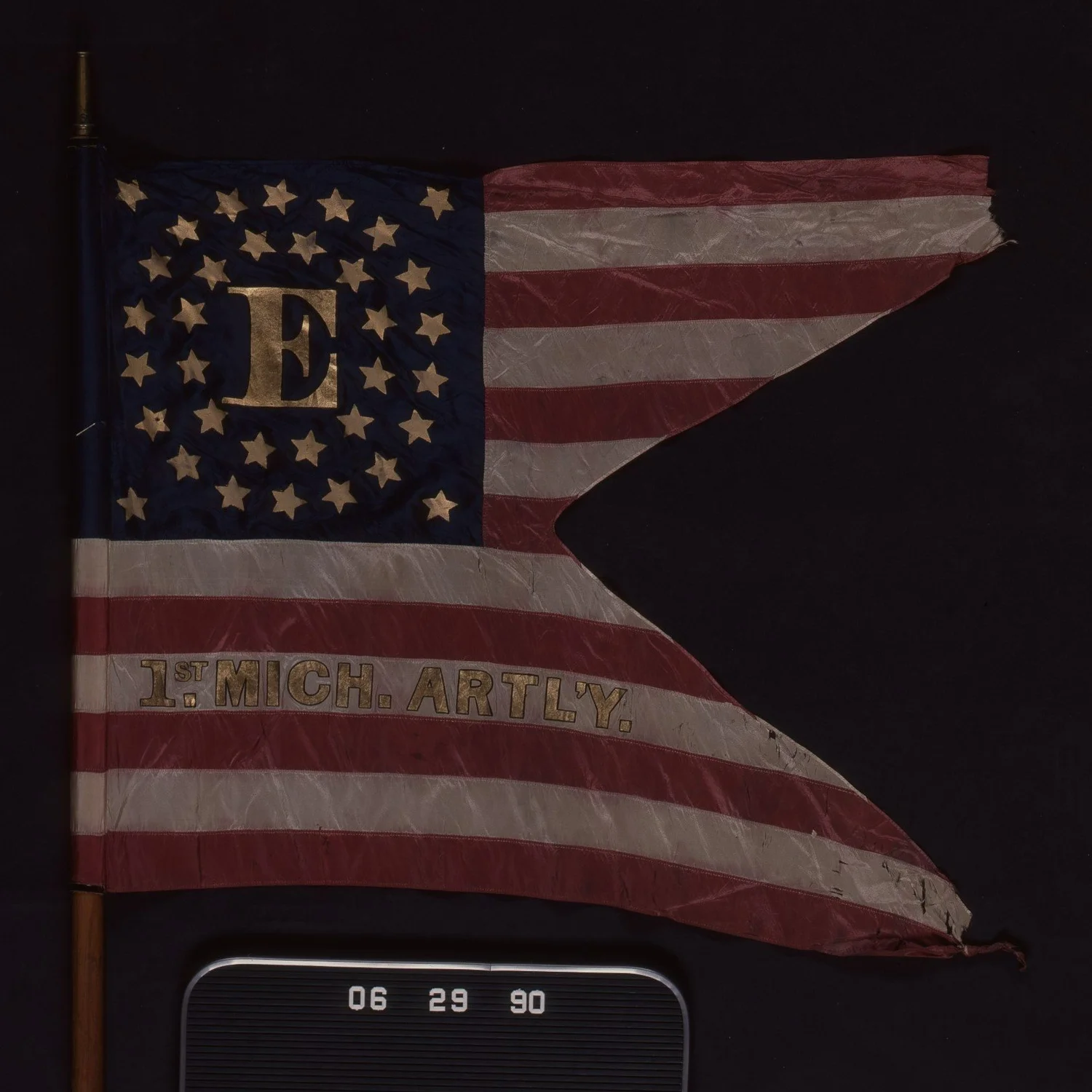 Civil War Artillery Flags — Michigan Battle Flags