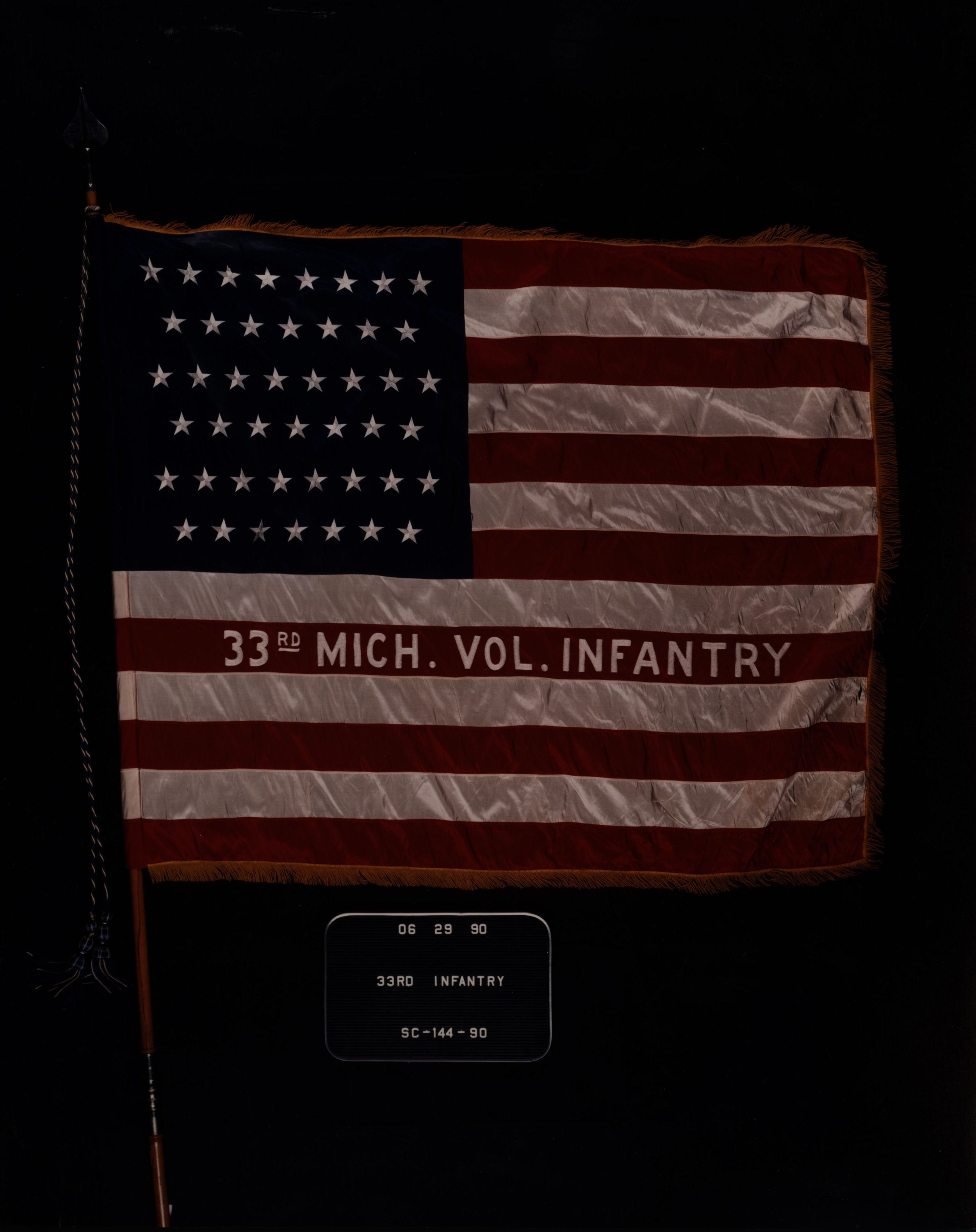 33rd Michigan Volunteer Infantry Regiment — Michigan Battle Flags