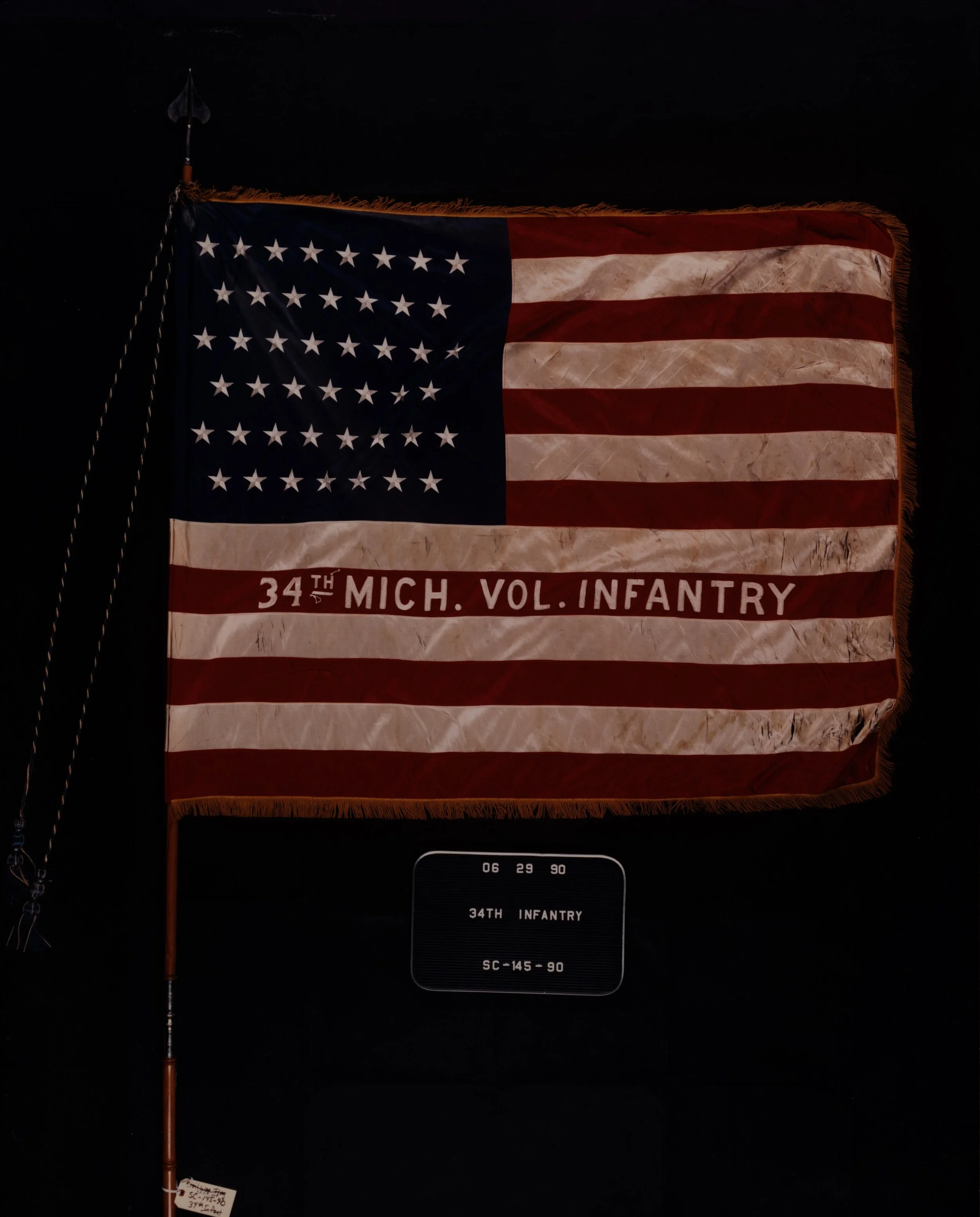 34th Michigan Volunteer Infantry Regiment — Michigan Battle Flags