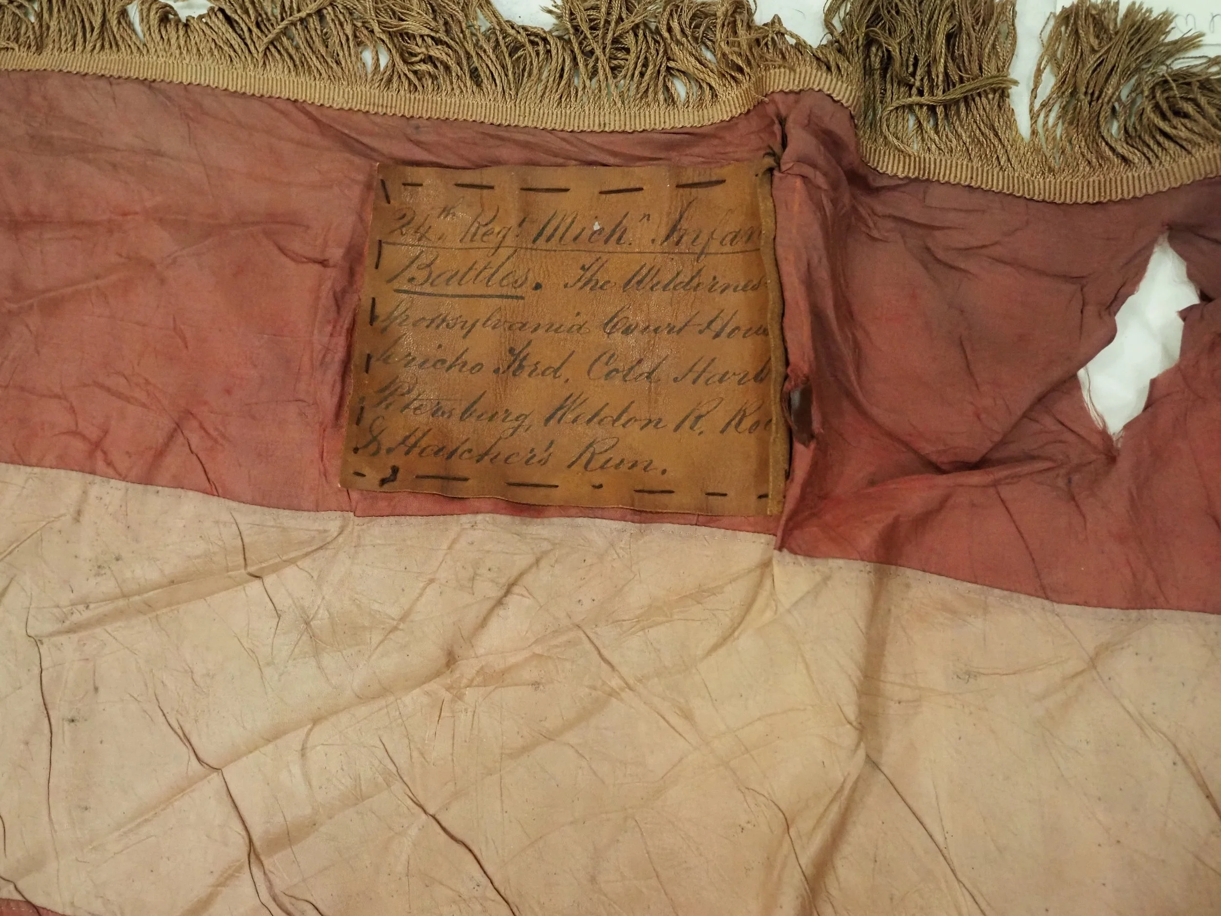 24th Michigan Volunteer Infantry Regiment Flags — Michigan Battle Flags