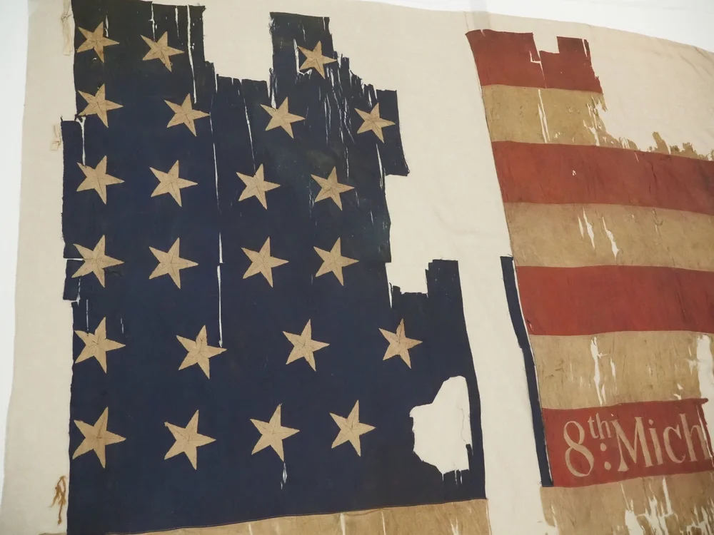 8th Michigan Volunteer Cavalry Regiment Flag — Michigan Battle Flags