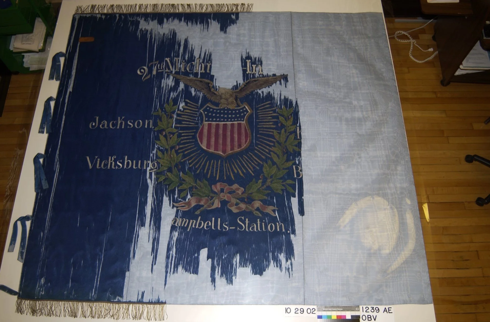 27th Michigan Volunteer Infantry Regiment Flags — Michigan Battle Flags