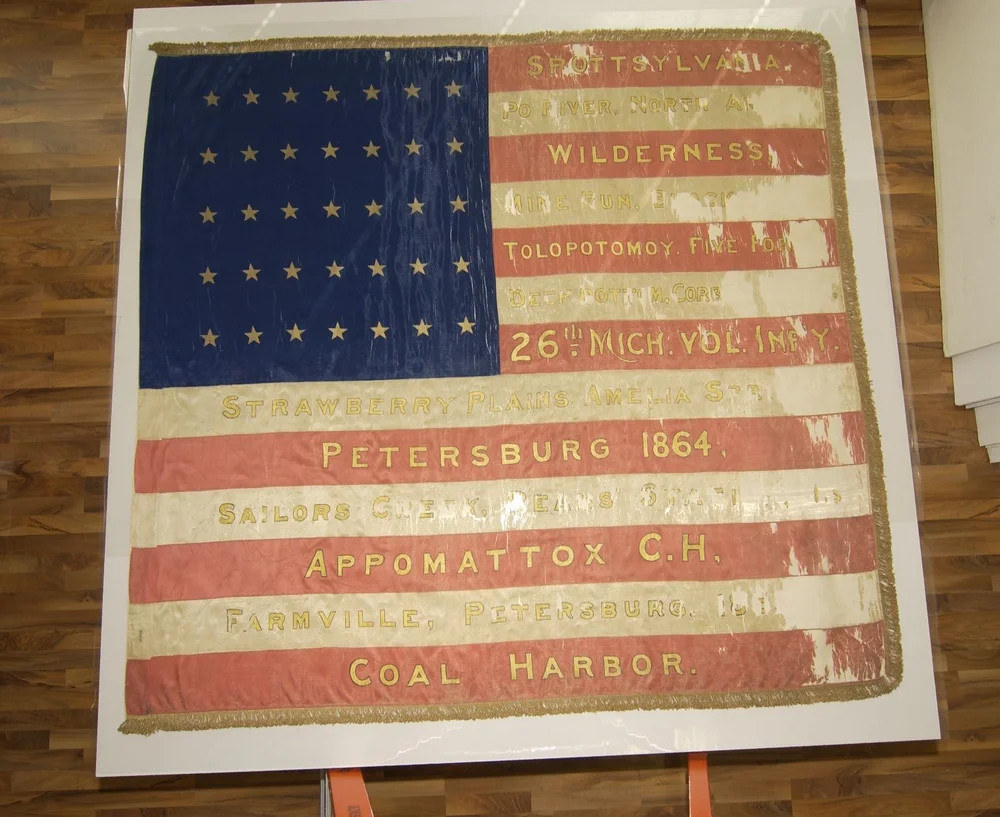 26th Michigan Volunteer Infantry Regiment Flags — Michigan Battle Flags