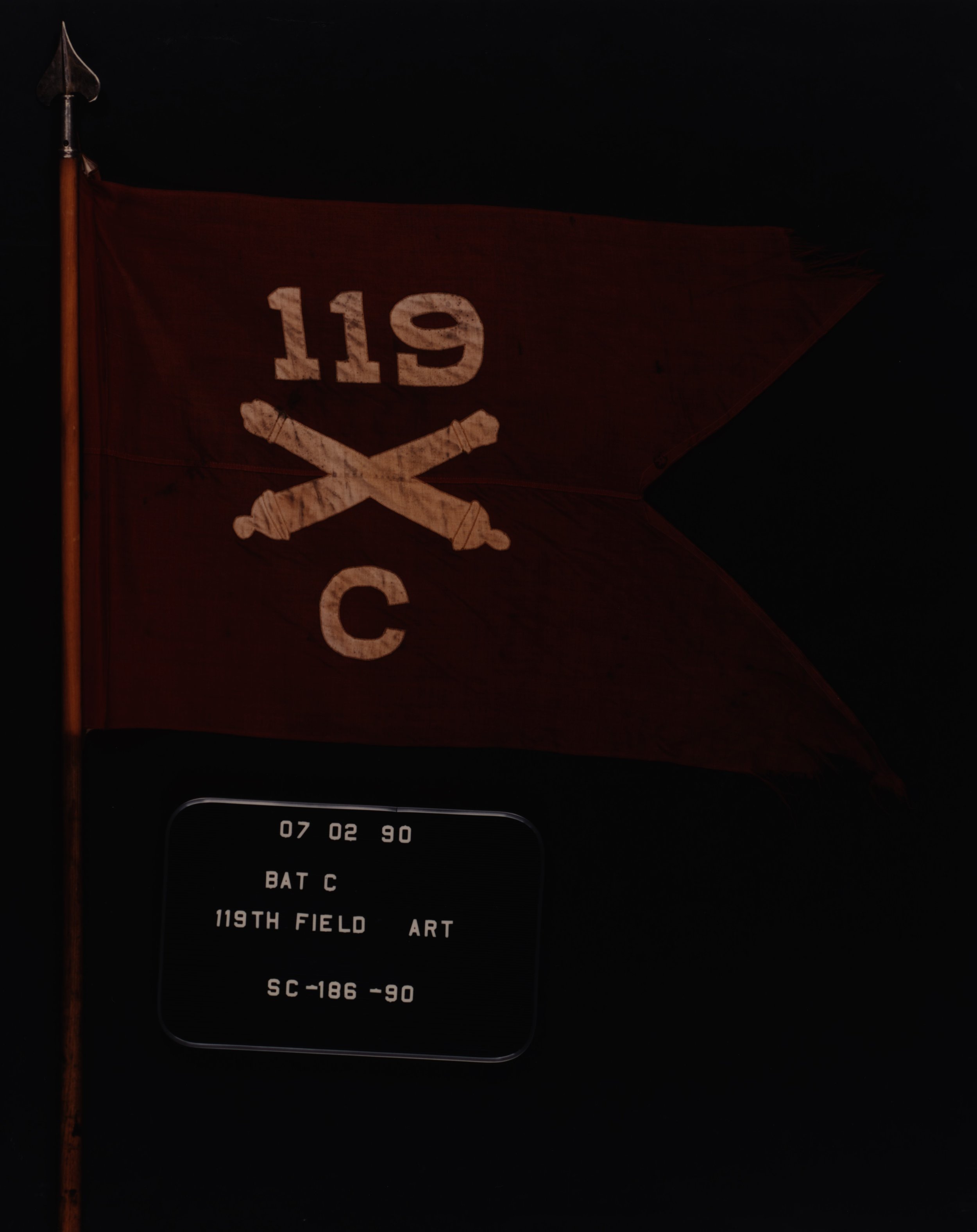 119th Field Artillery Regiment, Battery C — Michigan Battle Flags