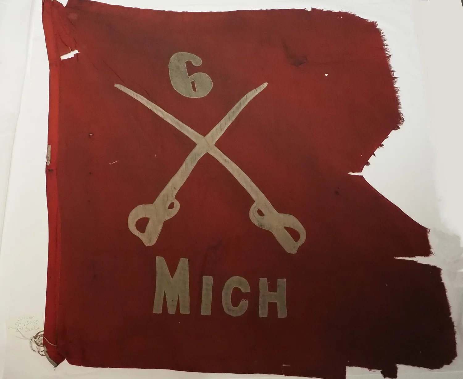 6th Michigan Volunteer Cavalry Regiment Flags — Michigan Battle Flags