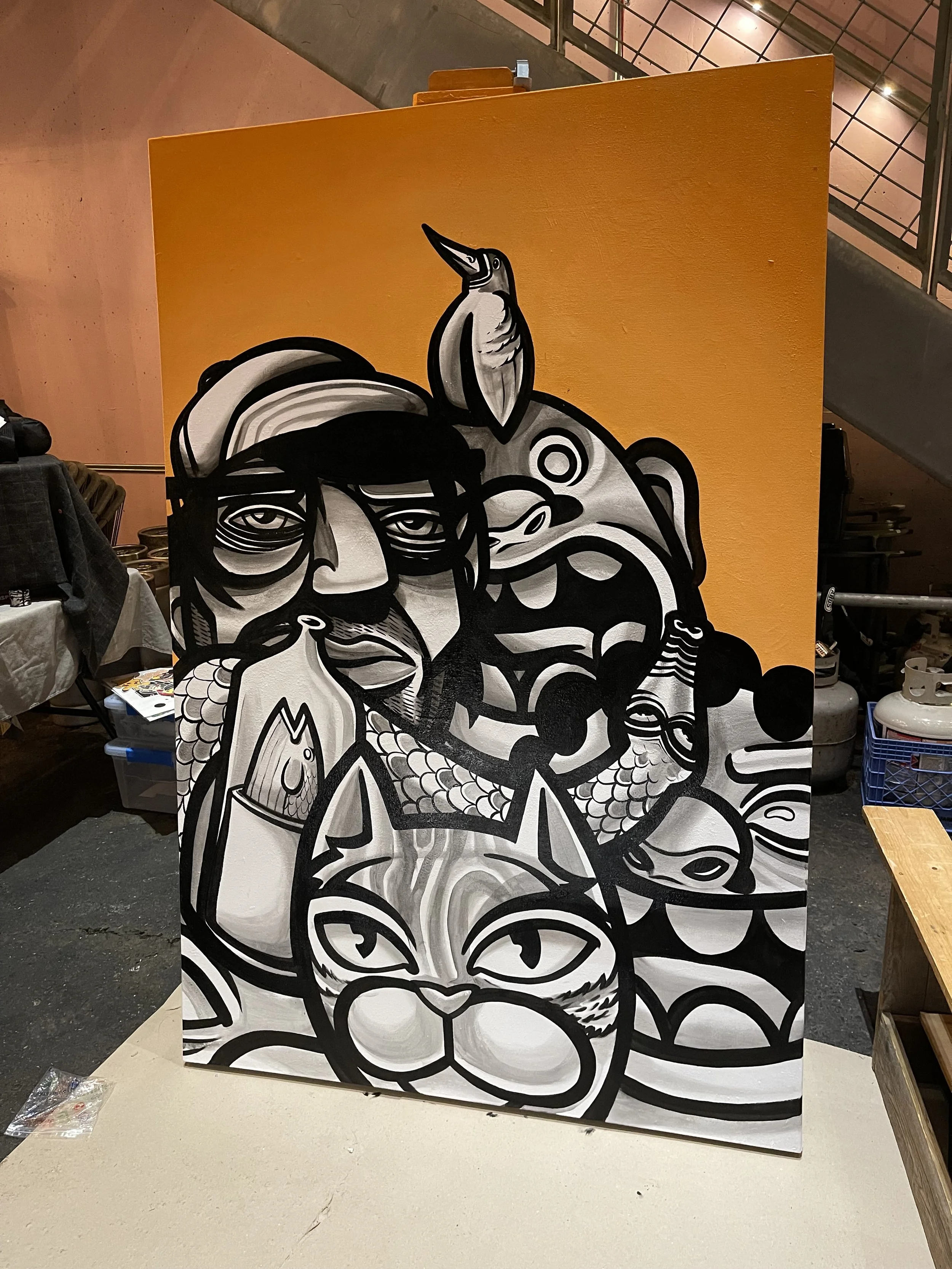 Ten Of Us Art Party — Joseph Brooks Art