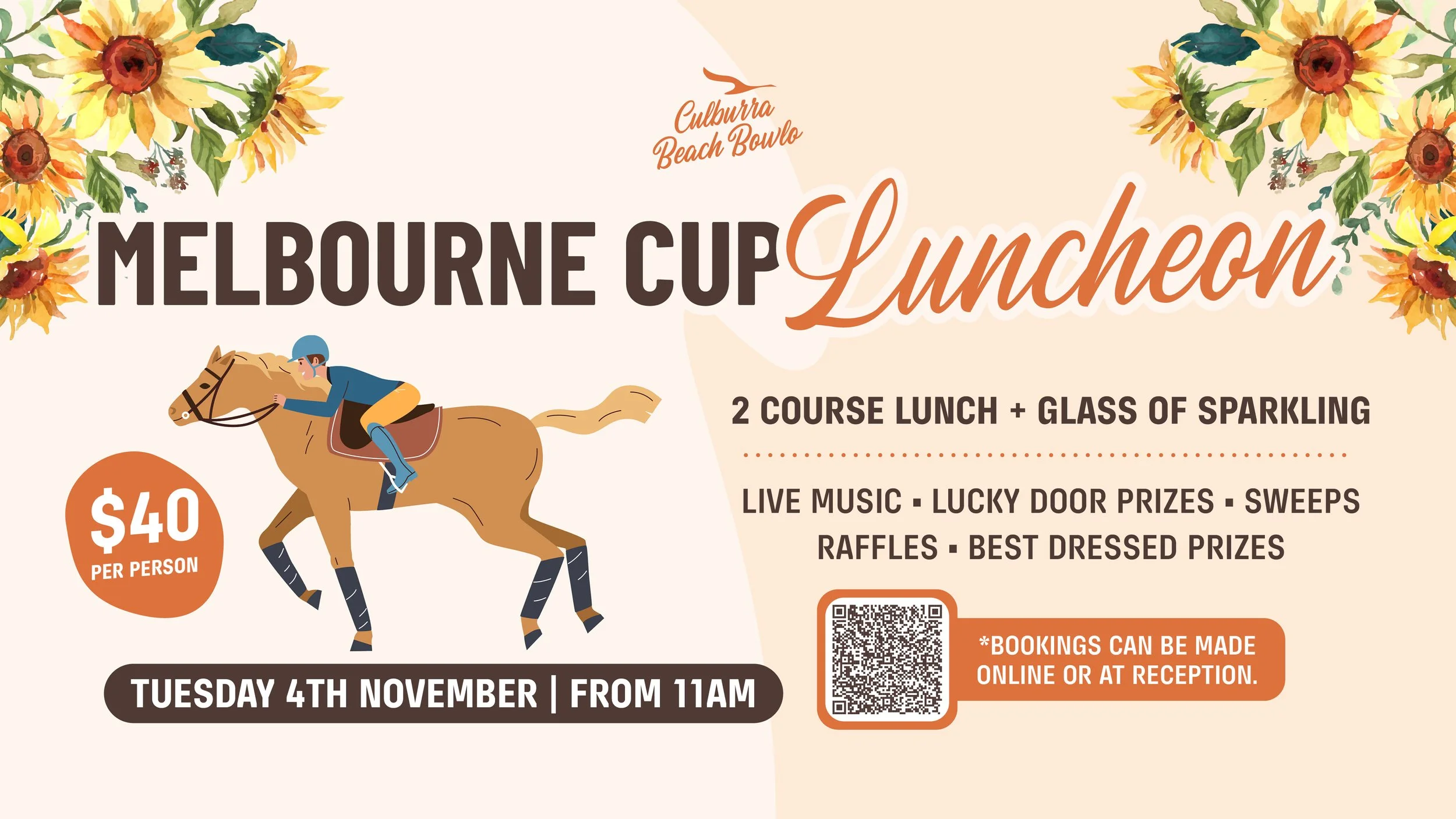 Melbourne Cup Luncheon — Culburra Beach Bowlo