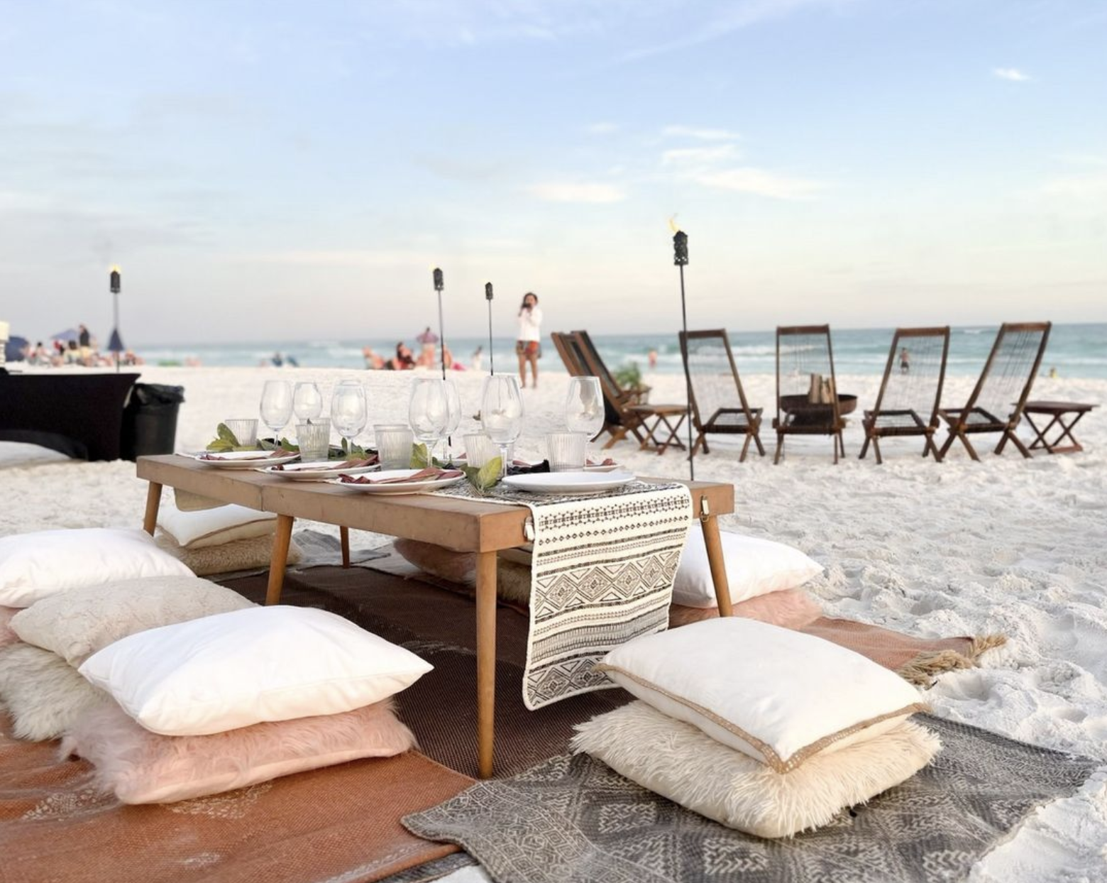 SALTY Beach Setups - 30A Beach Picnics & Bonfires