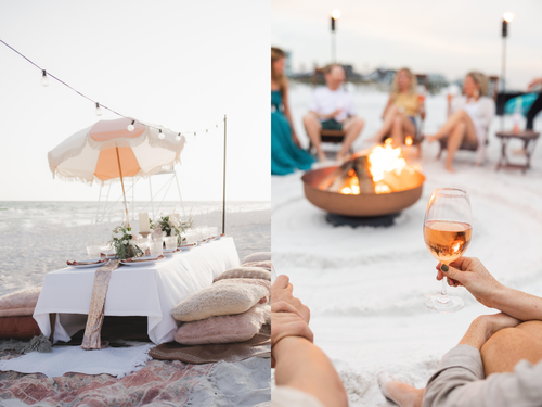 SALTY Beach Setups - 30A Beach Picnics & Bonfires