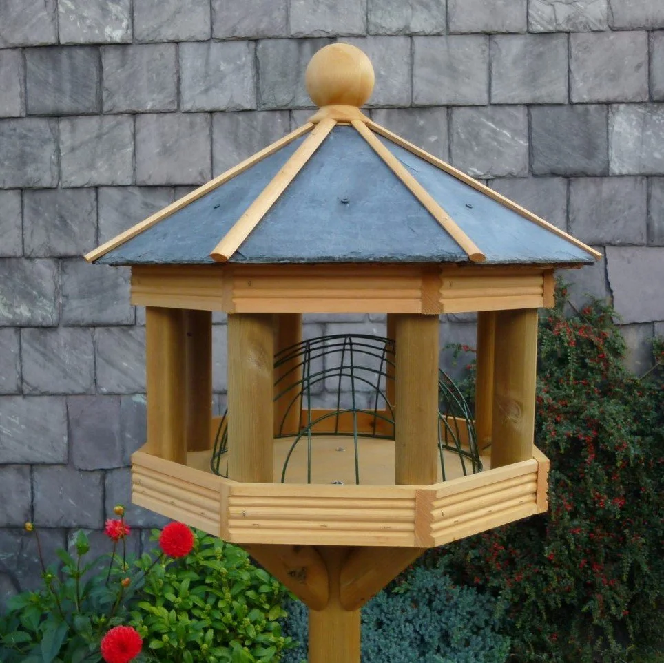 Handcrafted Wooden Bird Tables | Custom Garden Bird Tables Cheshire ...
