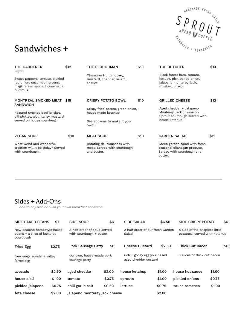 Menu (Copy) — Sprout Bread