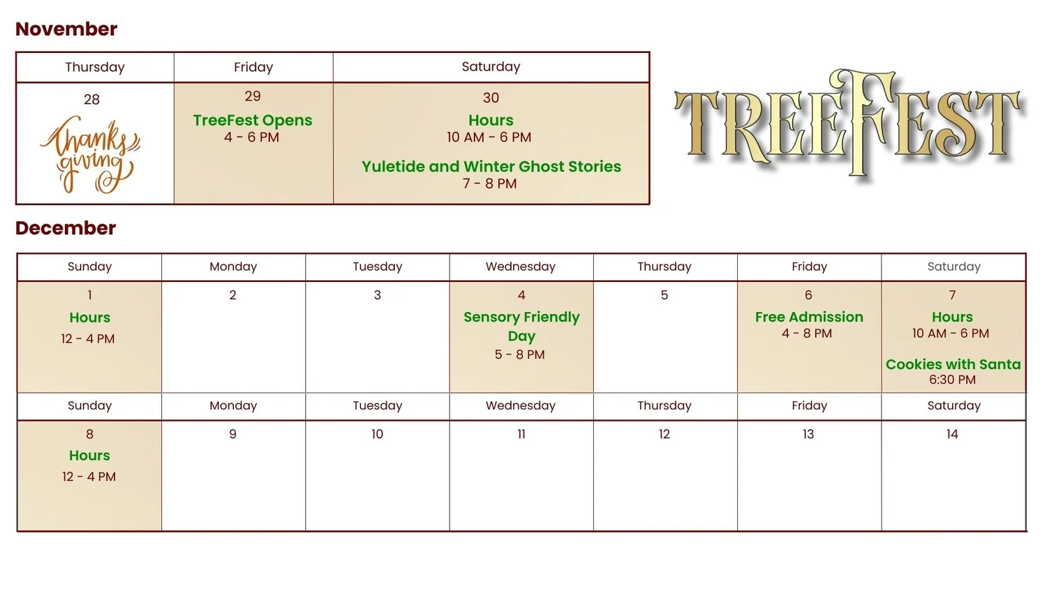 TreeFest — Bloomsburg Theatre Ensemble