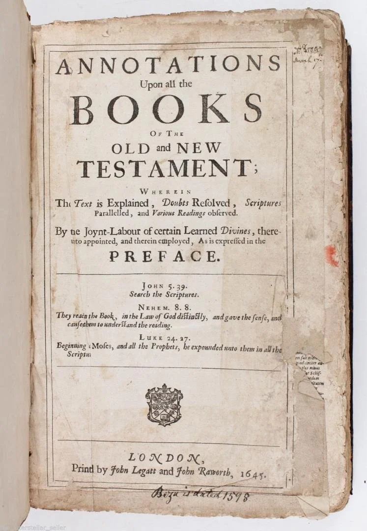 Annotations — Berith Press