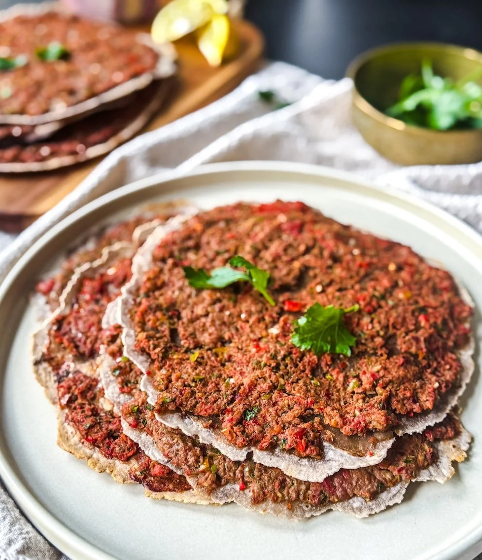 My Dad’s Shortcut Lahmajoun (Armenian Pizza) — Protein Snack Queen