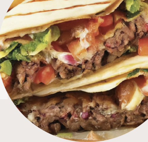 Quick, Easy Cheeseburger Quesadilla Recipe with Sauce — Protein Snack Queen