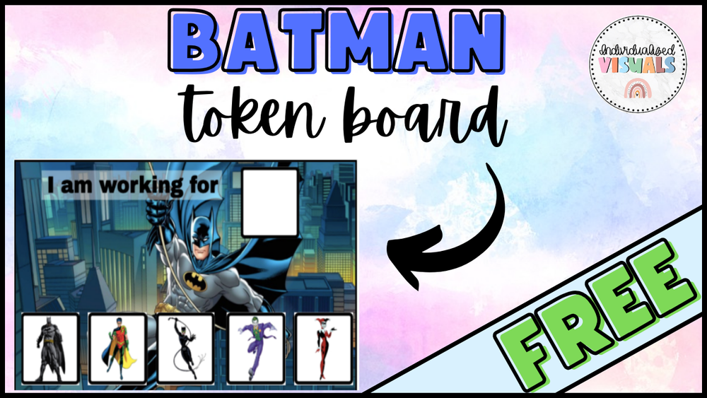 FREE Superhero Token Boards for Special Education — Individualized Visuals