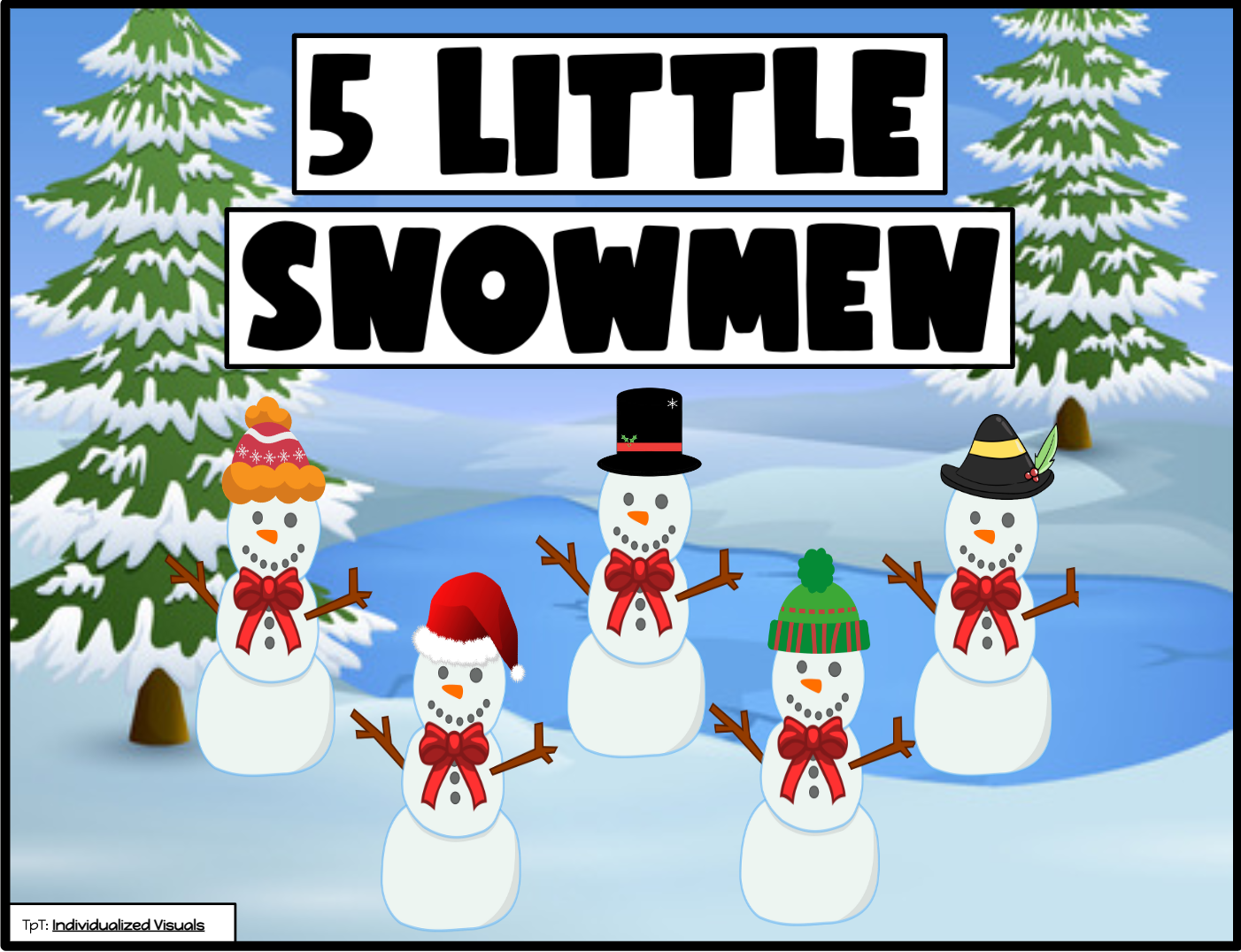 Holiday Song Boards for Special Education Circle Time — Individualized ...