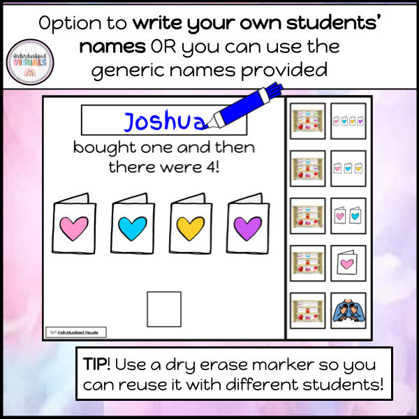 5 Little Valentines Song - Adapted Book for SPEC ED — Individualized ...