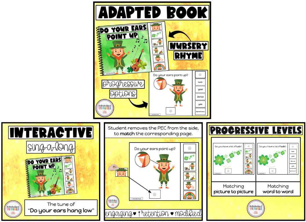 Do Your Ears Stand Up Song Activity for Special Education ...