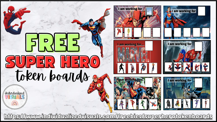 Free Token Boards for Special Education — Individualized Visuals