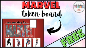 FREE Superhero Token Boards for Special Education — Individualized Visuals