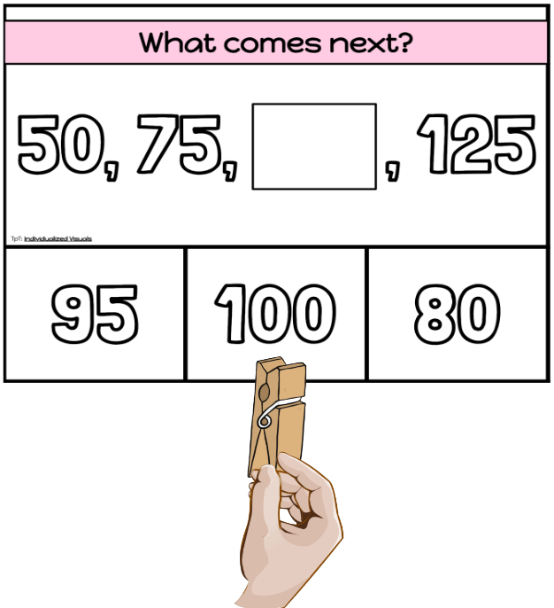 Skip Counting Activities for Special Education — Individualized Visuals