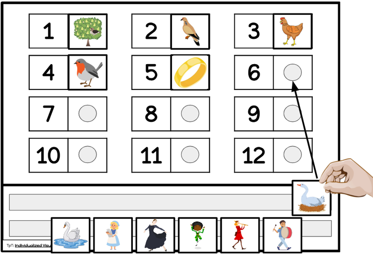 Holiday Song Boards for Special Education Circle Time — Individualized ...