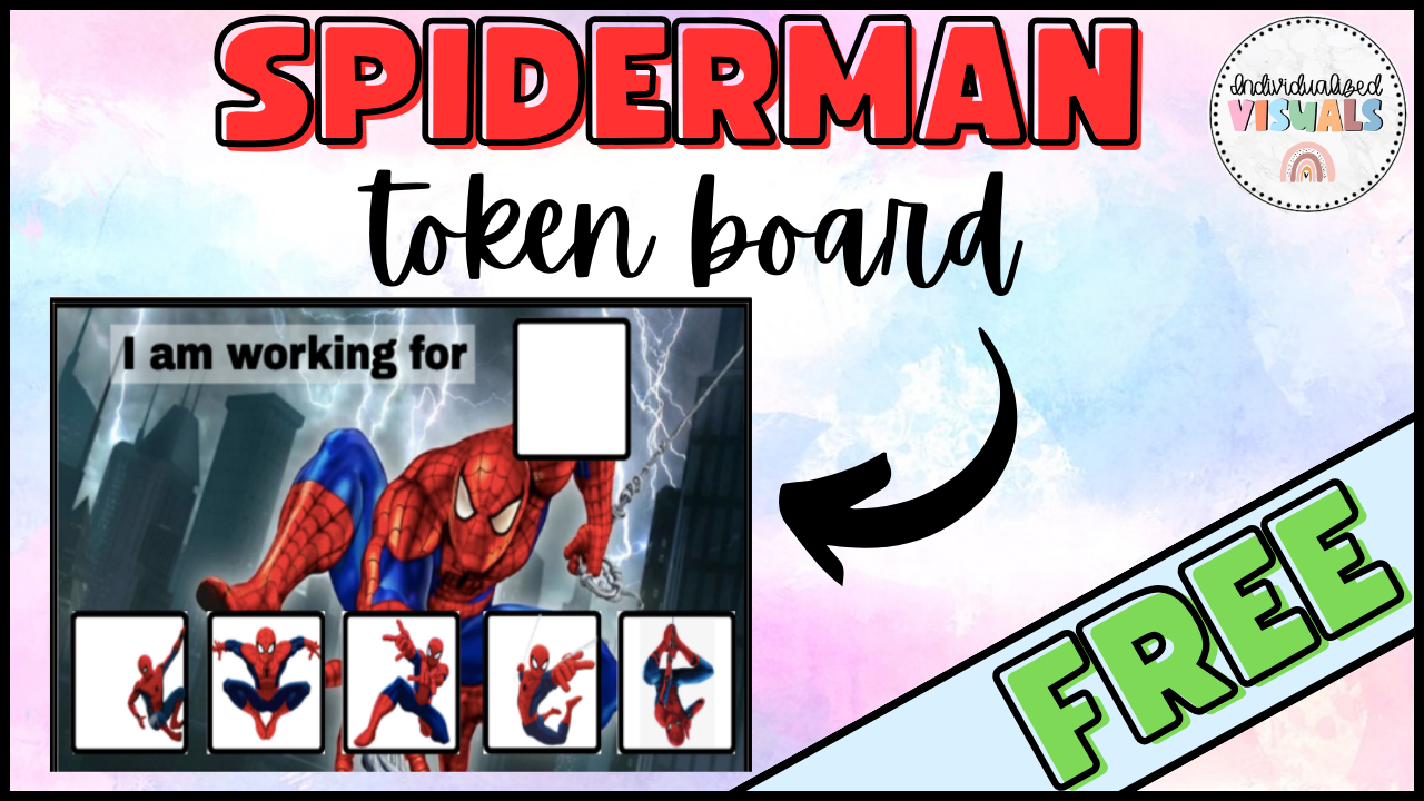 FREE Superhero Token Boards for Special Education — Individualized Visuals
