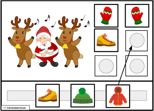Holiday Song Boards for Special Education Circle Time — Individualized ...