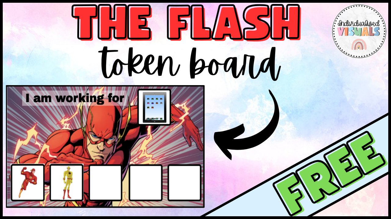 FREE Superhero Token Boards for Special Education — Individualized Visuals