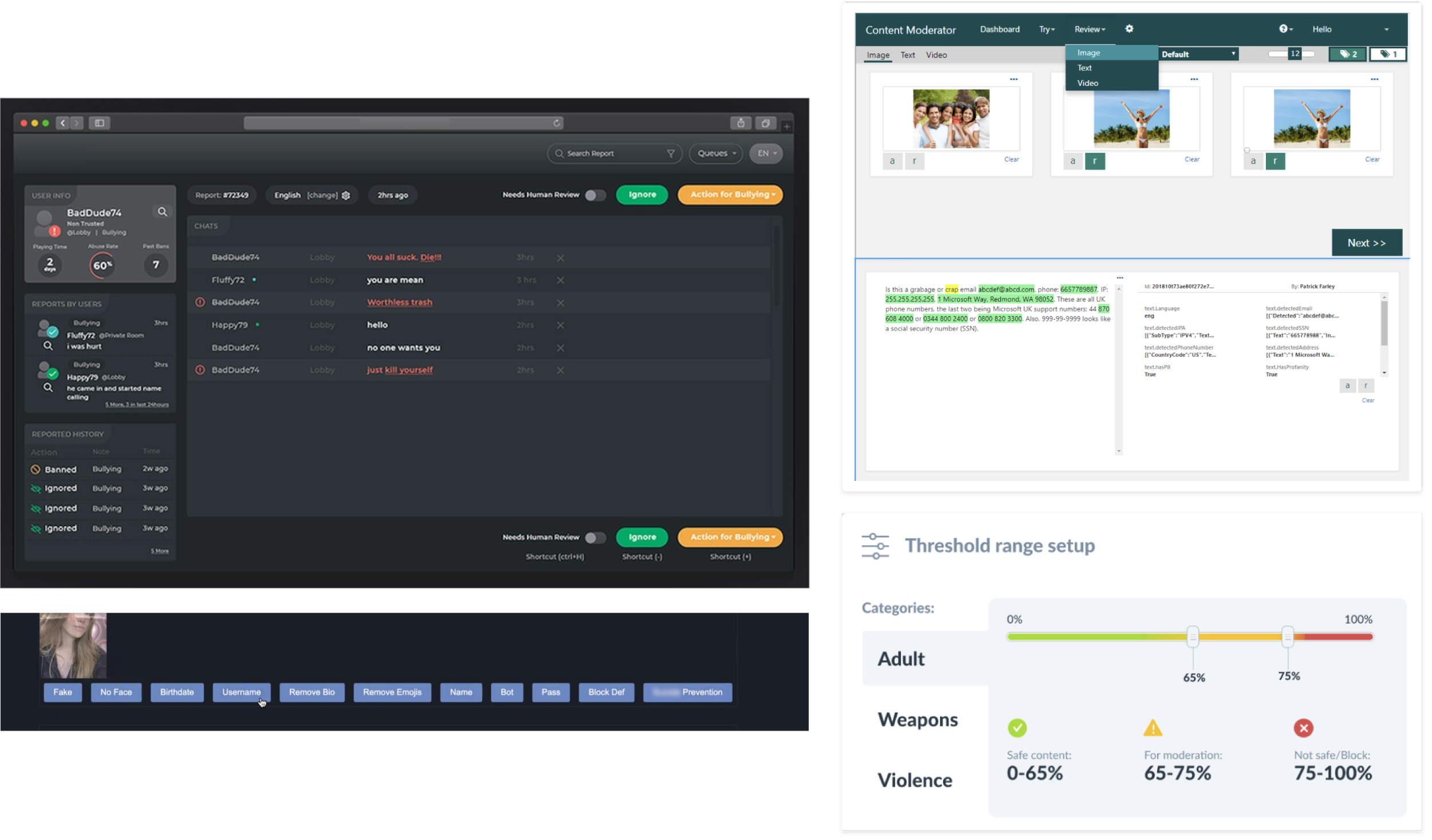 Hive Content Moderation Web Dashboard — Josephine's Portfolio