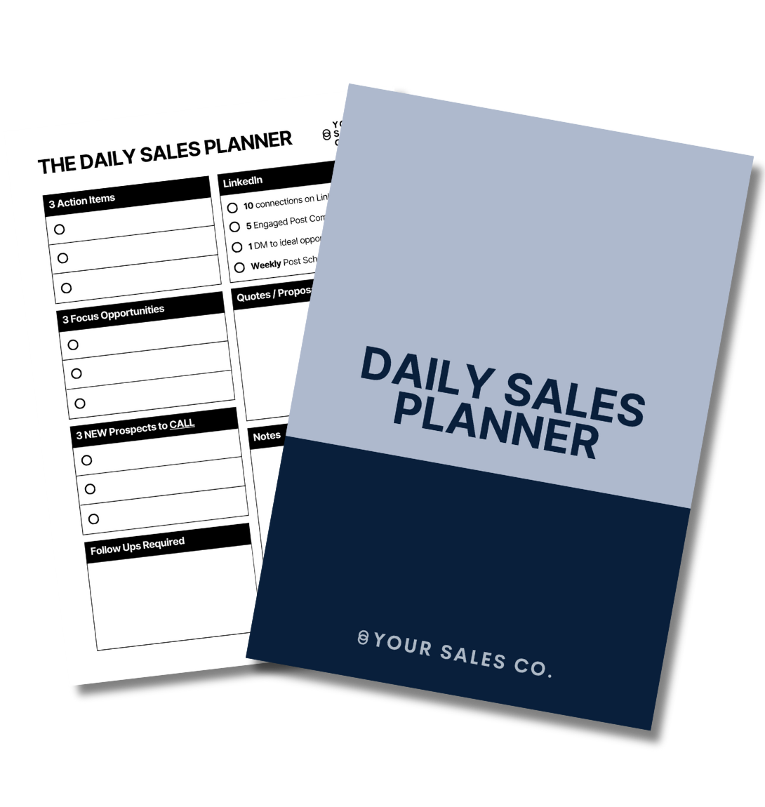 The Daily Sales Planner – Stay Focused & Close More Deals — Your Sales Co