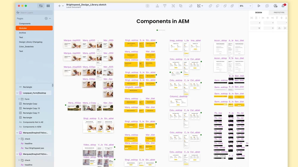 Brightspeed Design System Overhaul — Michael Interrante