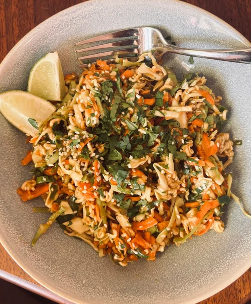 Toasted Ramen Noodle Salad with Orange Sesame Dressing — The Official ...
