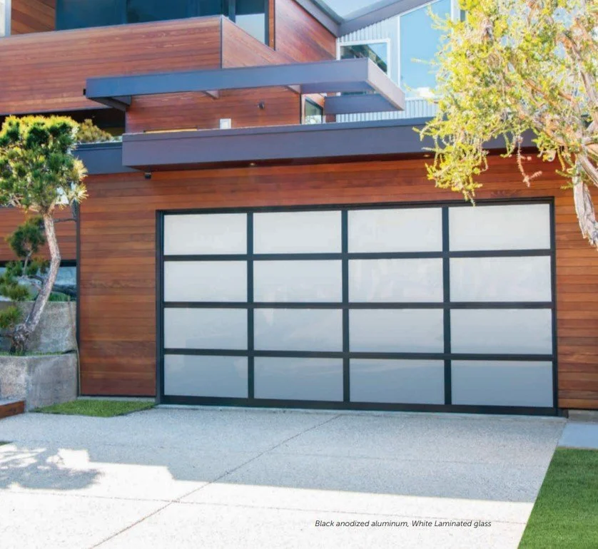 Aluminum Glass Doors Model 8800 — Phoenician Garage Doors Inc.