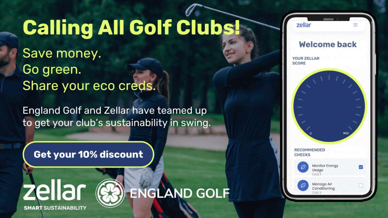 England Golf teams up with Zellar to accelerate sustainability across 1,700 member clubs ...