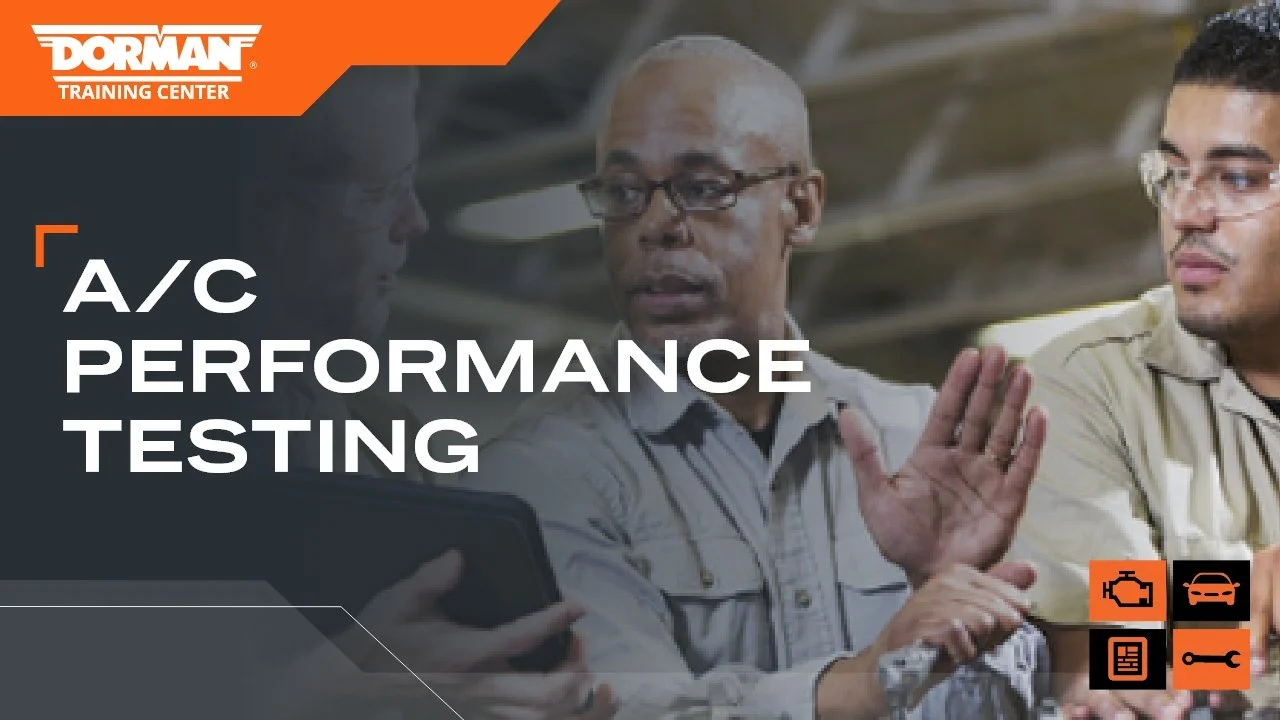 Automotive A/C Performance Testing Training Webinar