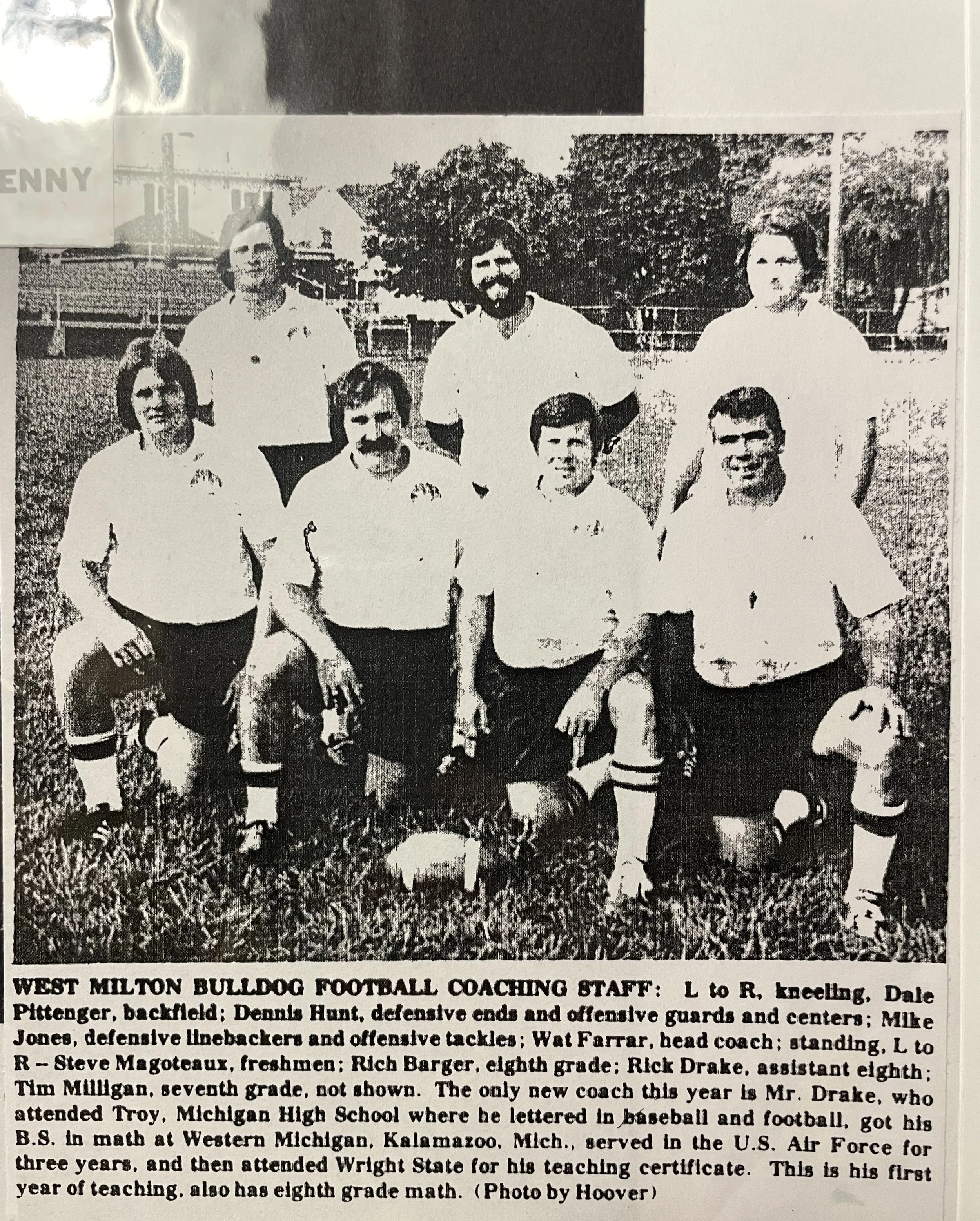 Mid- 70’s Tipp City – Milton Union Football Rivalry — Tippecanoe Gazette