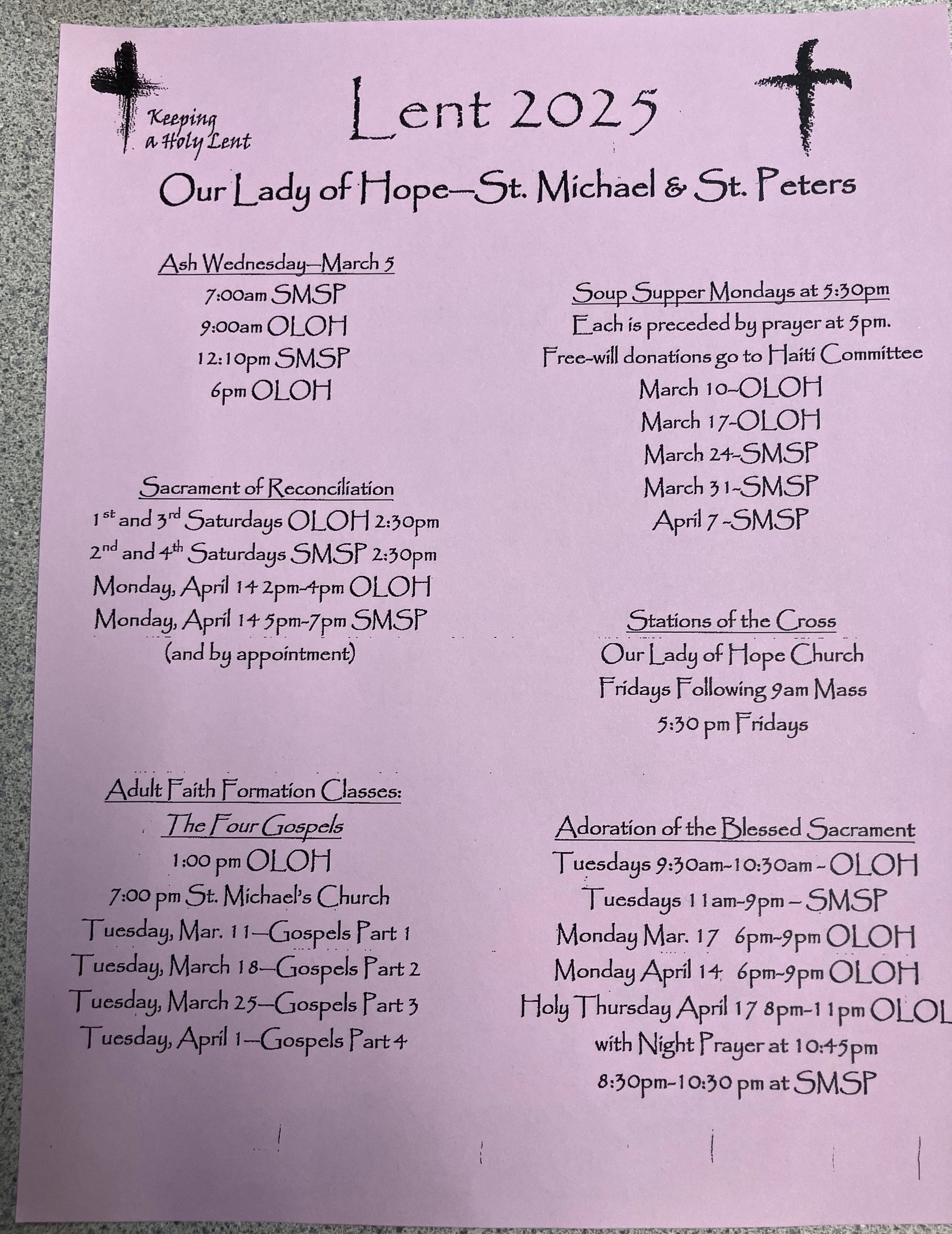 News/Events — Church of St. Michael & St. Peter