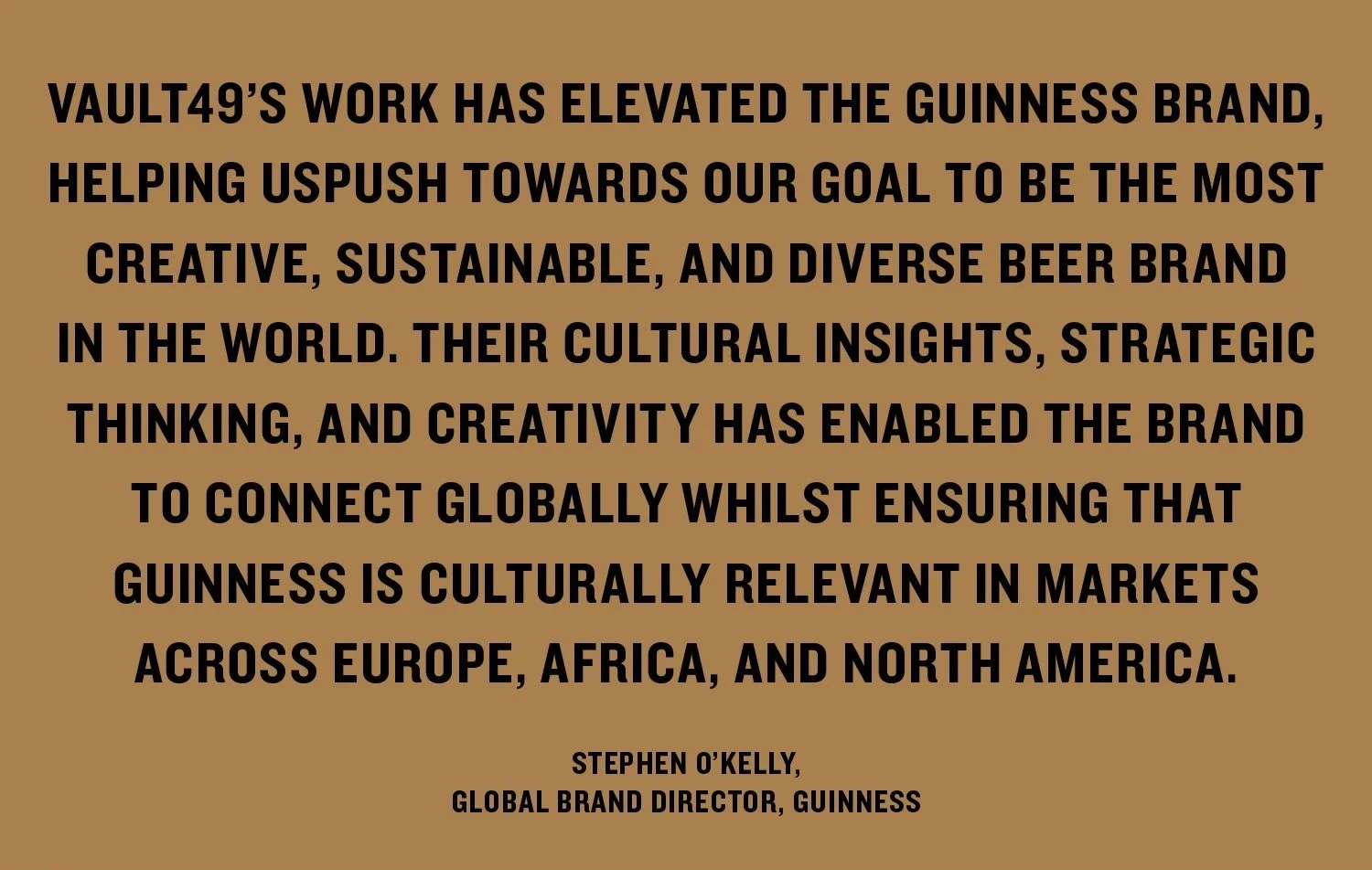 Guinness — Vault49