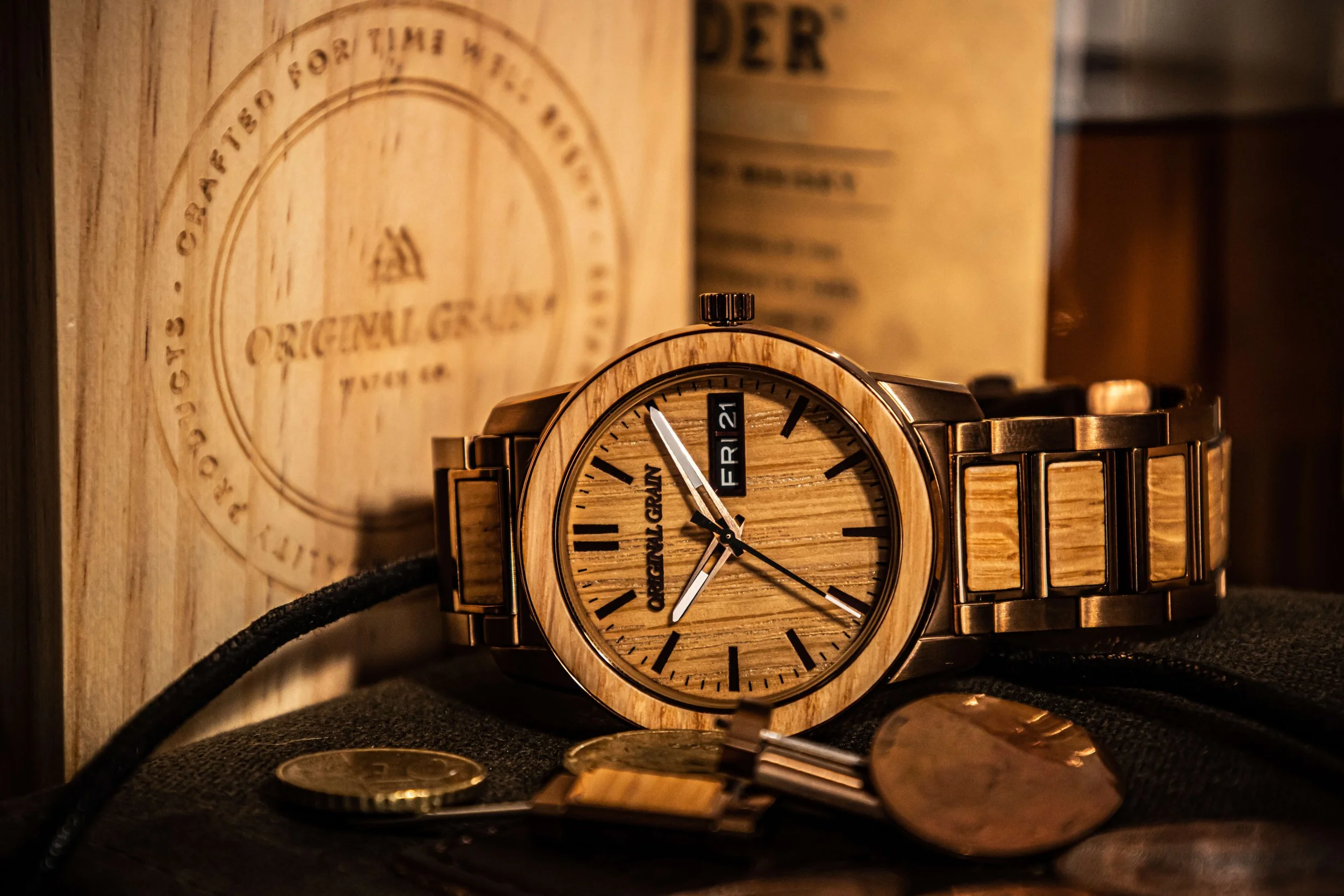 Original Grain Whiskey Barrel Watch | Boggs Creative