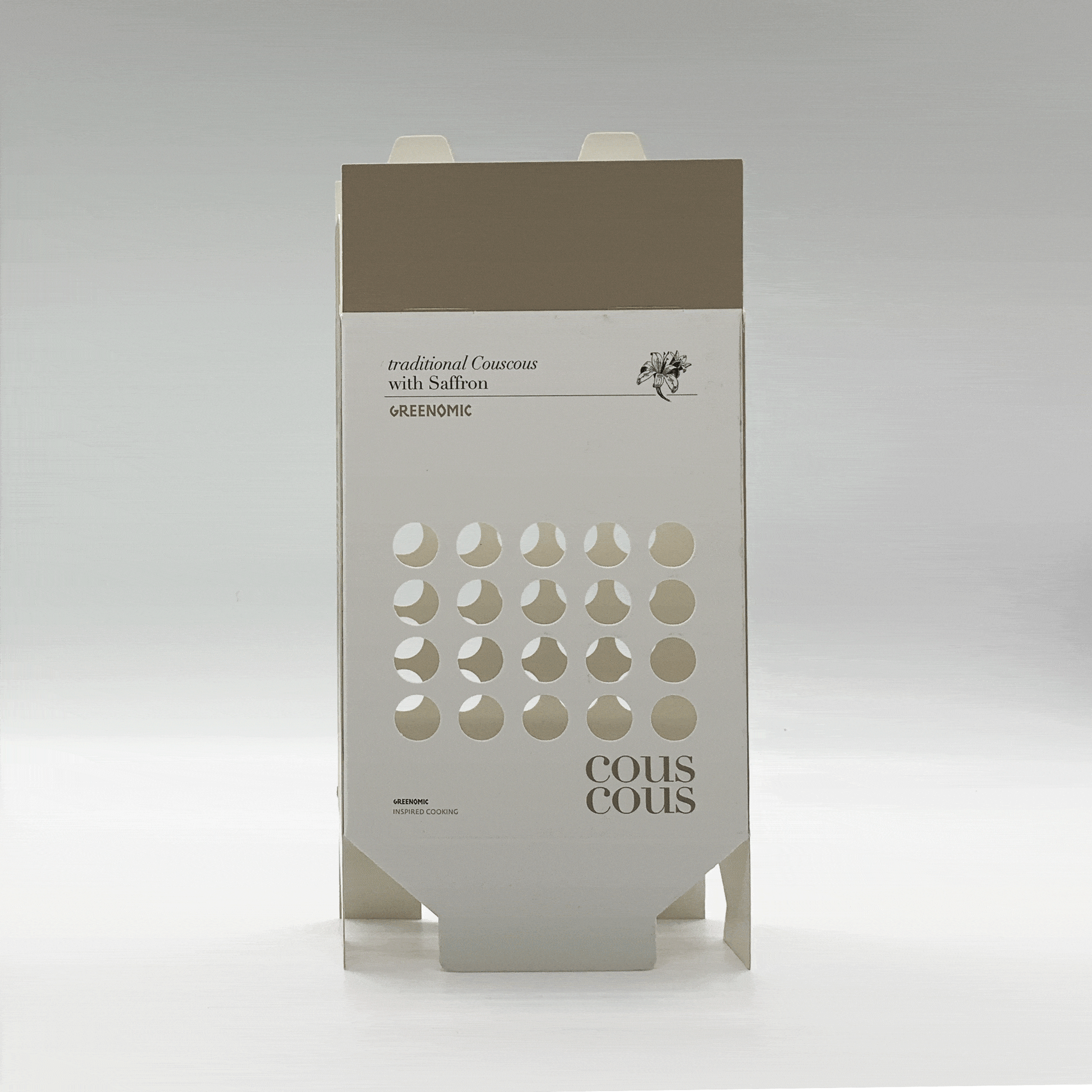 Greenomic couscous: packaging — BoldGramma