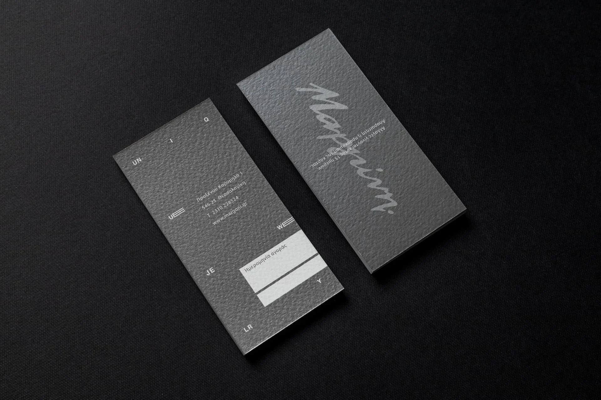 Brochure and cards for a jewellery brand — BoldGramma