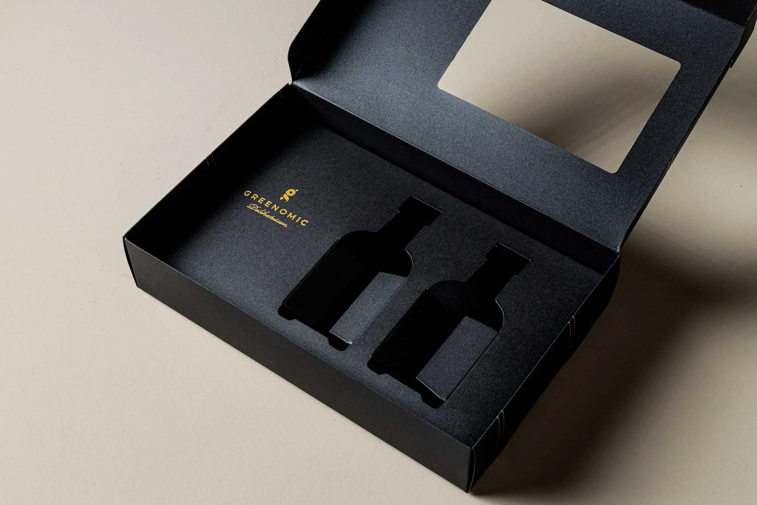 Premium olive oil packaging for a deli brand — BoldGramma