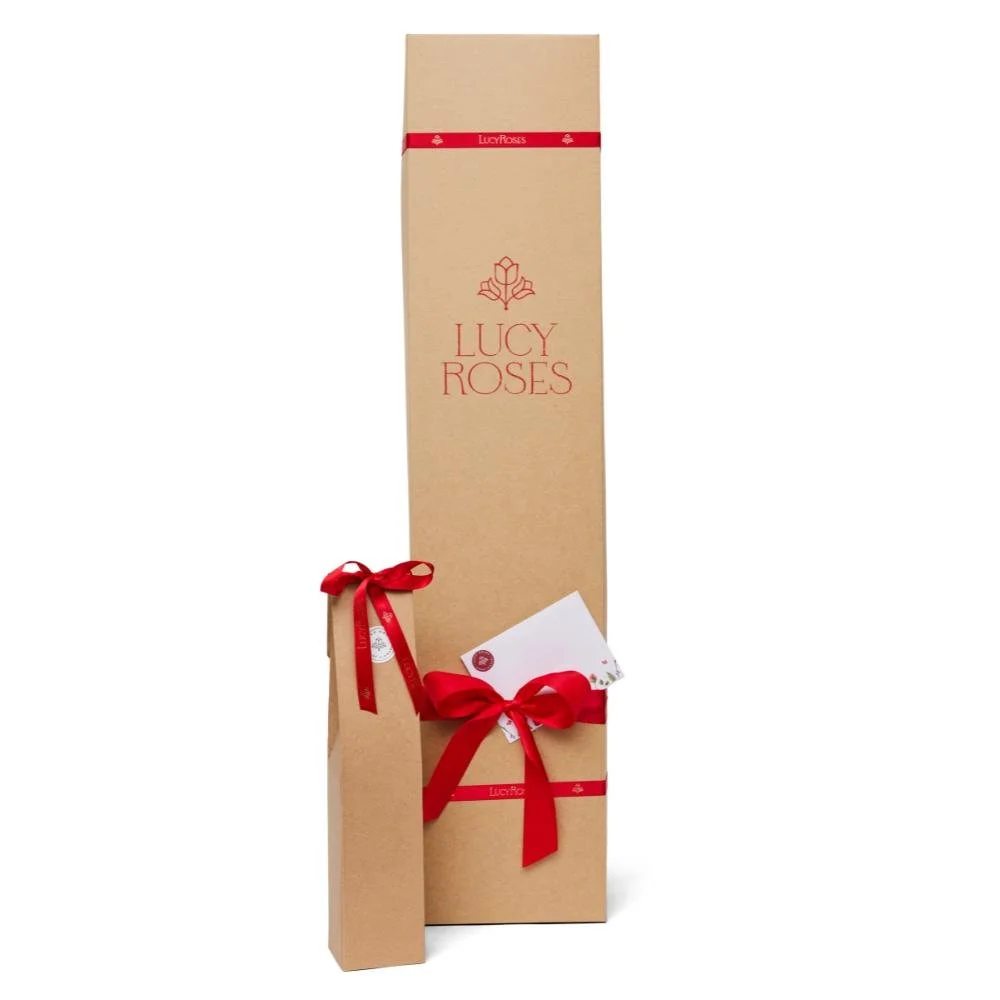 Gift Box Of 6 Long Stem Roses — Lucy Roses
