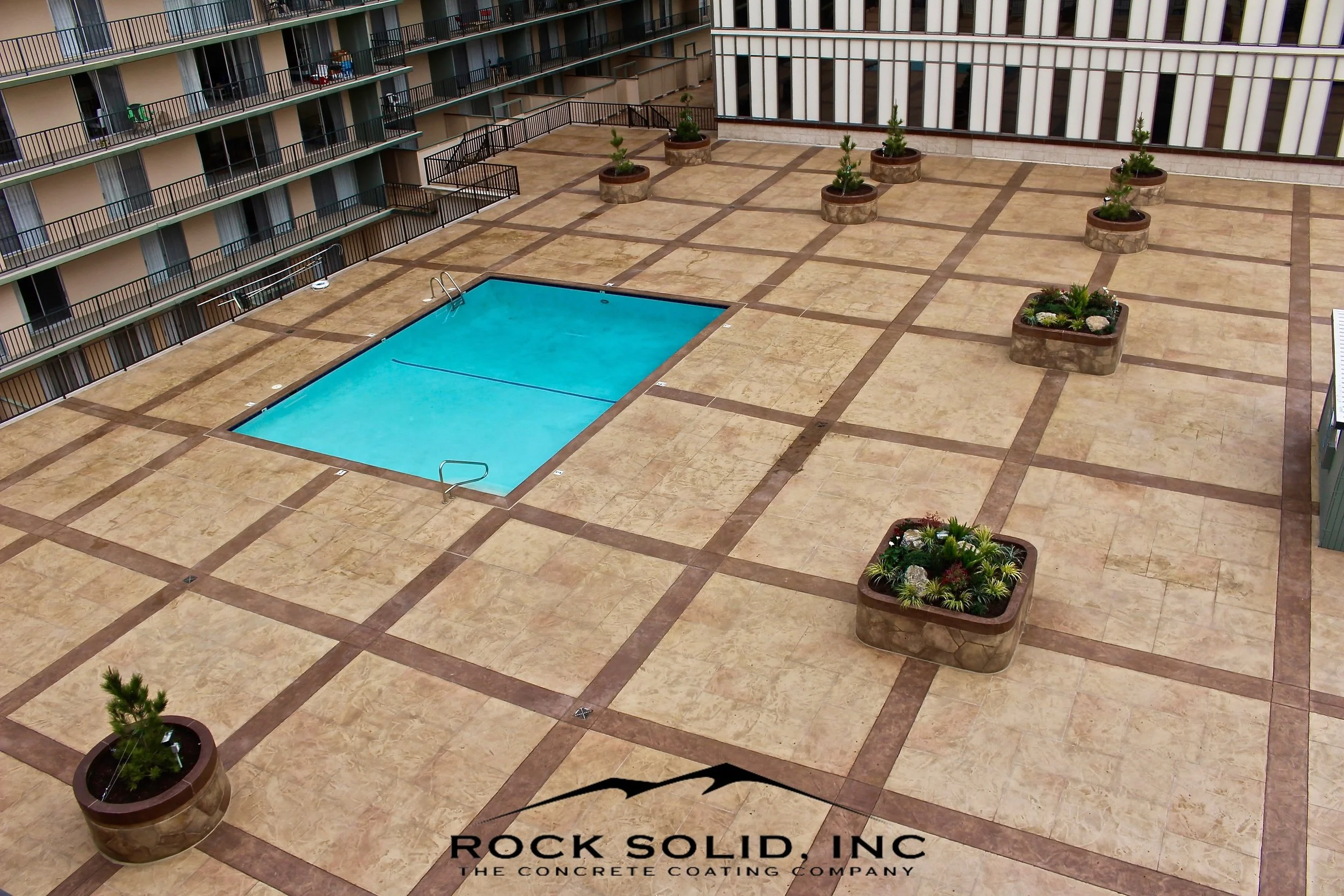 Commercial — Rock Solid Coated Concrete Company